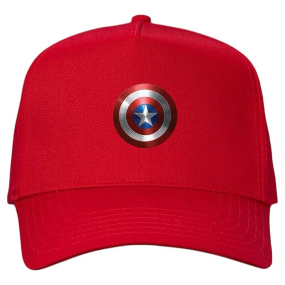 Accessories | Mens Captain America Superhero Logo Baseball Cap Hat Red ...